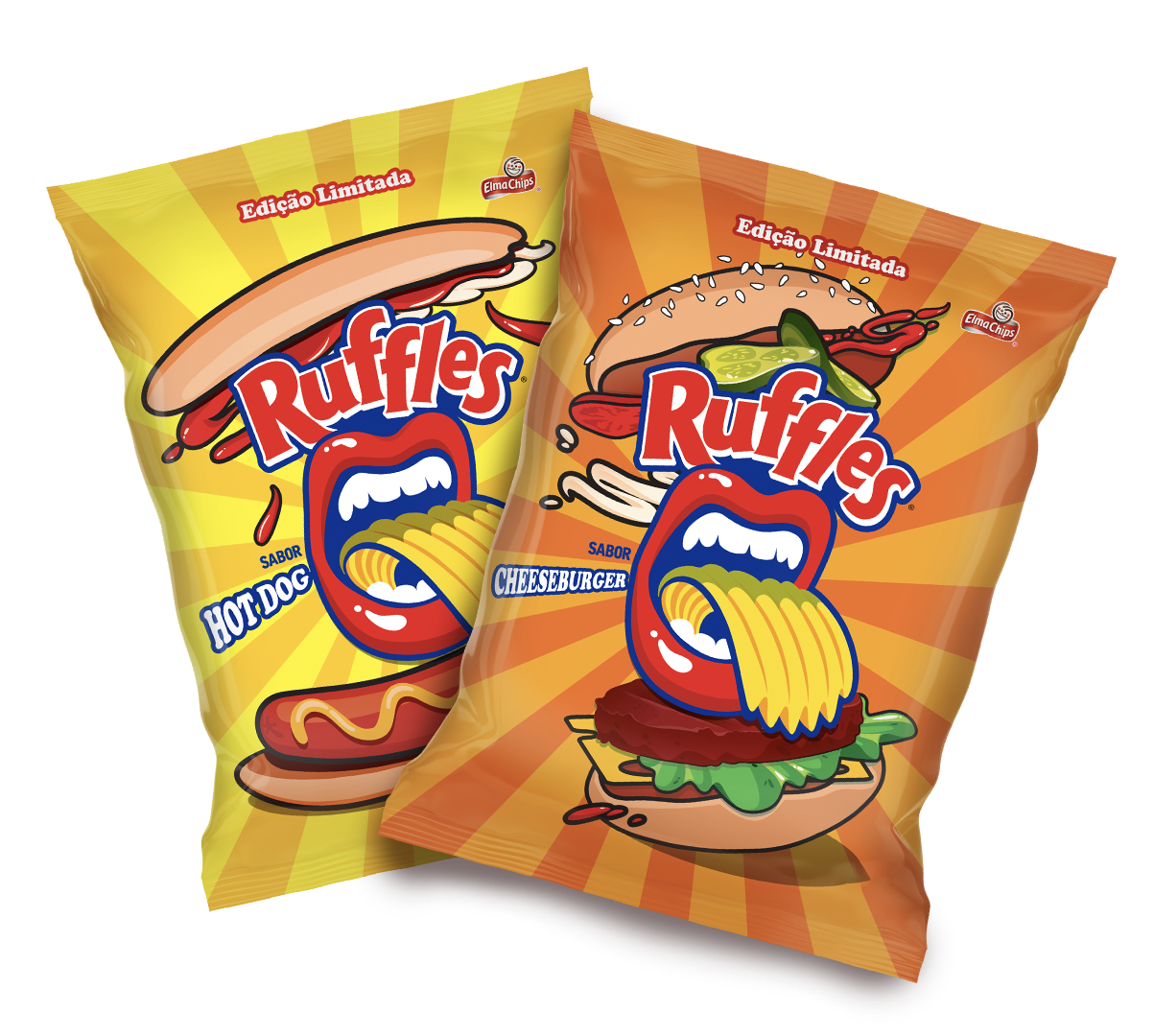 Ruffles lança novos sabores de Cheeseburguer e Hotdog - SuperVarejo