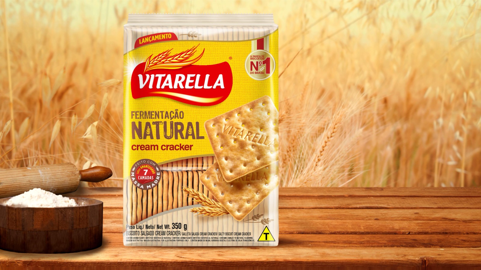 Vitarella apresenta Cream Cracker com fermentação natural - SuperVarejo